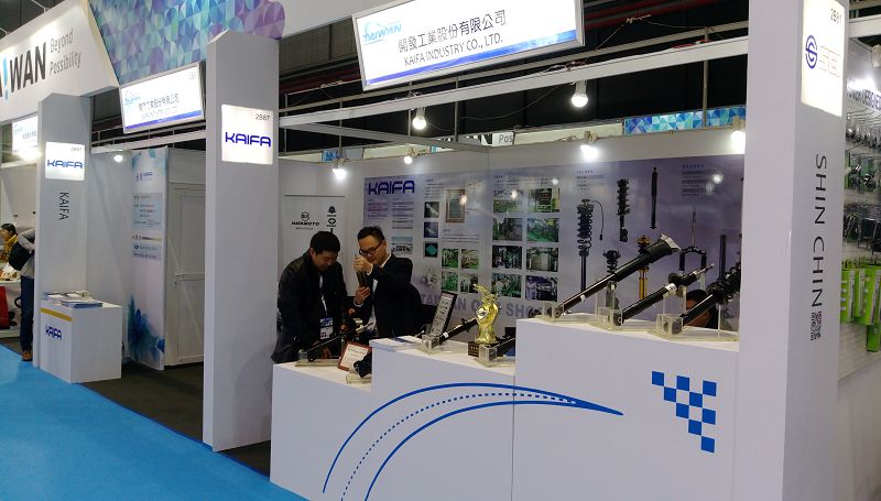 參展2017中國國際車展-開發工業 台灣 緩衝器 專業 設計 製造 KAIFA Industry CO., LTD. Taiwan shock ...