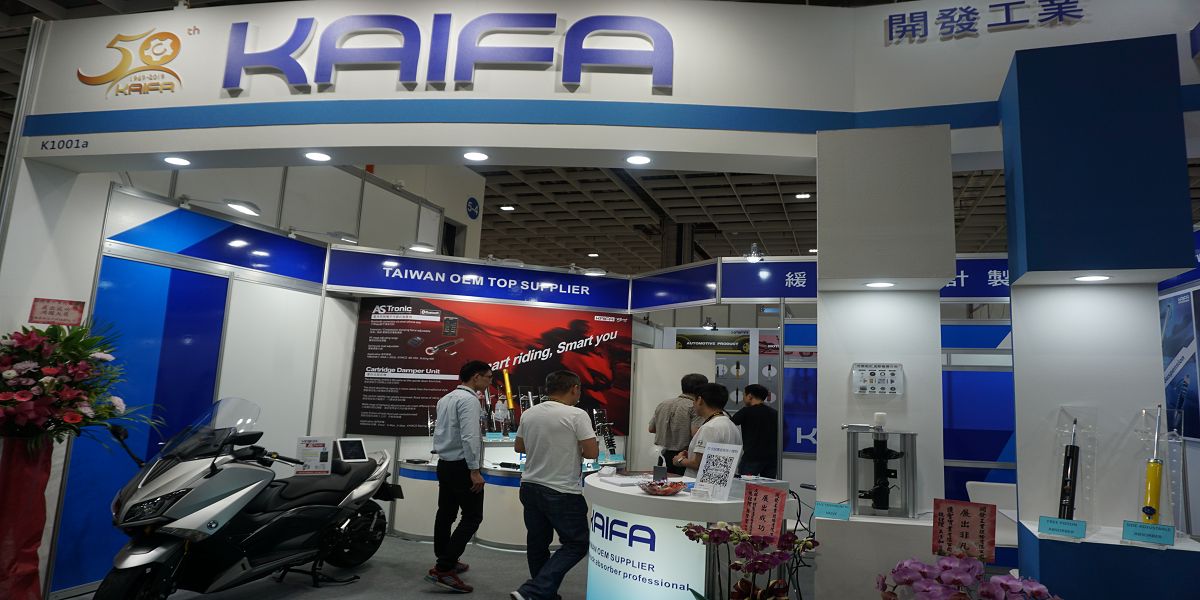 2019 AMPA show-開發工業 台灣 緩衝器 專業 設計 製造 KAIFA Industry CO., LTD. Taiwan shock absorber professional