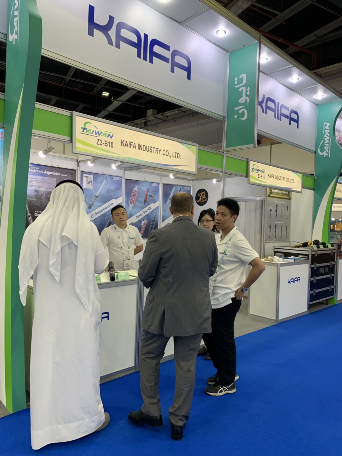 2019 Automechanika Dubai-開發工業 台灣 緩衝器 專業 設計 製造 KAIFA Industry CO., LTD. Taiwan shock absorber ...